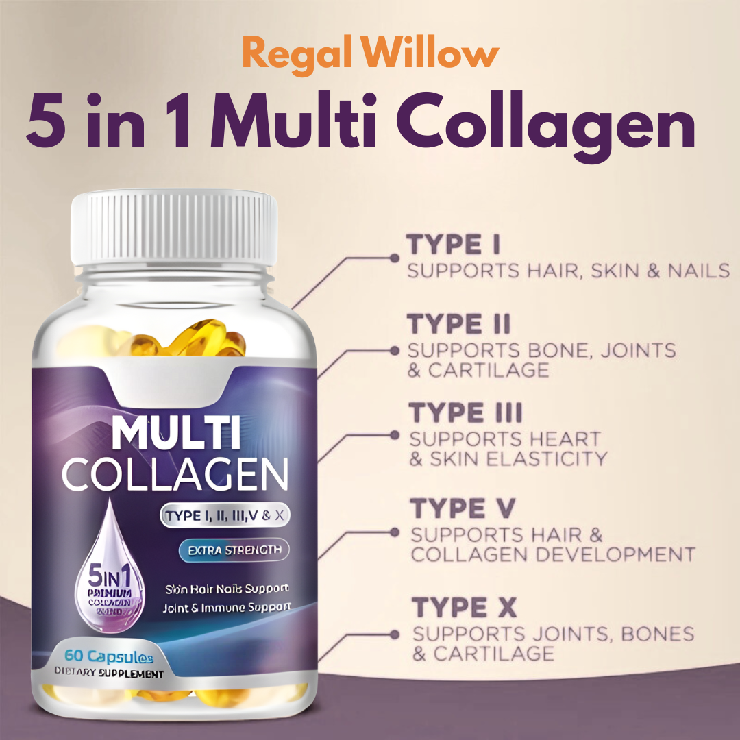 Multi-Collagen 5-in-1 Capsules – Regal Willow